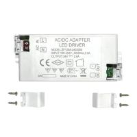 China 48W LED Driver White Plastic Case ZF120A-2402000 IP20 Power Supply 24V 2A for Celling Light and Working Hours 50000 hrs for sale