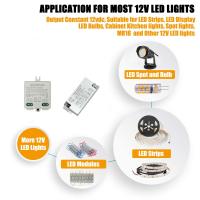 China 15W Regulated Switching Power Supply 1.25A Electronic LED Driver with 12VDC Output Small Thin 12V DC LED Light Constant Voltage for sale