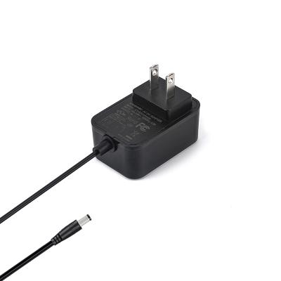 China UL Certified Wall Power Adapter with 5V 12V 24V Output and 12W 24W Power for Intelligent Door Lock for sale