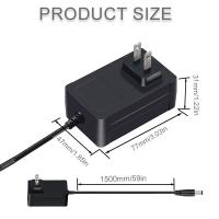 China 19V 2.5A Wall Power Adapter with Universal Compatibility and Multiple Protections for Portable Monitors for sale