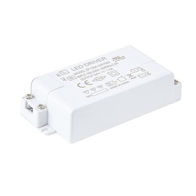 China 24W IP20 Plastic LED Driver for Indoor Lighting with Constant Voltage for sale