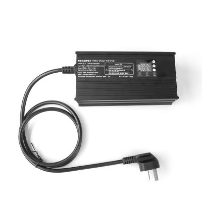 China CC CV Mode Adjustable Voltage and Current 48V 8A Battery Charger with Digital Screen for LiFePo4 Batteries for sale