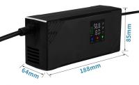 China CC CV Mode Adjustable Voltage and Current 48V 8A Battery Charger with Digital Screen for LiFePo4 Batteries for sale