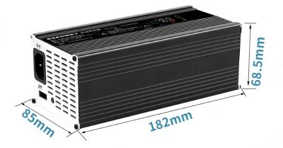 China Plastic and Aluminum housing 42V 43.2V 43.8V 48V 50.6V 54.6V 54.75V 57.6V 58.4V Battery Charger 4A 5A 6A 7A 8A for LiFePo4 Lead-acid Lithium Batteries for sale