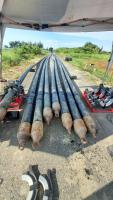 China Galvanized Drill Steel Pipe 4.5in Diameter with 100,000-120,000 Ft-lbs Bending Strength for DTH Drilling for sale