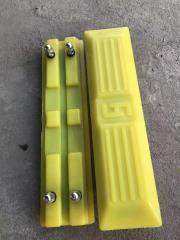 China HDD Track Rubber Blocks for Horizontal Directional Drilling - 70-80 Shore A Hardness, -40°C to +80°C Operating Range for sale