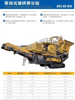 China XCMG Mobile Crushing & Screening Equipment - Crusher Screener Station for Construction & Mining Applications for sale
