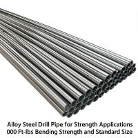 China Alloy Steel Drill Pipe 30 Ft Length with 100,000-120,000 Ft-lbs Bending Strength and 1-Inch Wall Thickness for sale