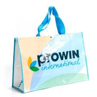 China Custom Printed Recycle Reusable PP Laminated Non Woven Tote Shopping Bags for sale