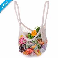 China BSCI RoHS Reusable Mesh Fruit Bags , Pantone Eco Friendly Mesh Bags for sale