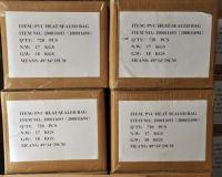 China ISO9001 Transparent PEVA Storage Bags Standing EVA 0.3mm With Plastic Snap Button for sale