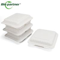 China Biodegradable Disposable Food Container Production of Take Away Corn Starch Clamshell for sale