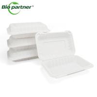 China Biodegradable Disposable Food Container Production of Take Away Corn Starch Clamshell for sale