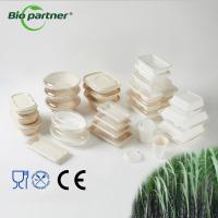 China Biodegradable Within 90 Days Customized Size Disposable Pulp Burger Box for Fast Food for sale