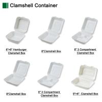 China Eco Degradable Sugarcane Bagasse Lunch Box Container Custom Logo 100000pcs MOQ for sale