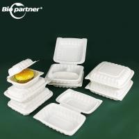 China Square MFPP Food Packaging Container 20000pcs Microwaveable Clamshell Lunch Meal Prep for sale