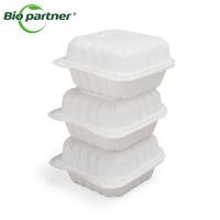China Square MFPP Food Packaging Container 20000pcs Microwaveable Clamshell Lunch Meal Prep for sale