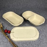 China AL5 Biodegradable Boat Shape Disposable Food Container for Restaurant Sample Free for sale
