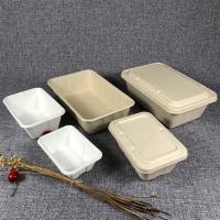 China 180x125x39mm Biodegradable Compartment Takeaway Box for Hot Food Takeout Service for sale