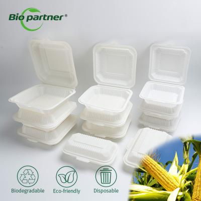 China 3 Compartment Disposable Fast Food Container MFPP 20000pcs MOQ Rectangle Food Packaging for sale