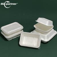 China AL7 Microwave Disposable Box Biodegradable Round Food Container for Lunch Microwavable for sale