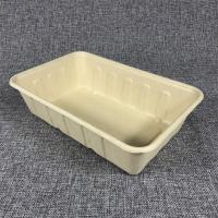 China AL7 Microwave Disposable Box Biodegradable Round Food Container for Lunch Microwavable for sale