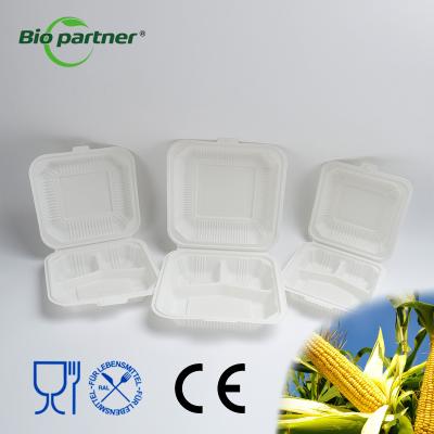 China Custom Order Accepted Corn Starch Take Away Food Container Box for Pizza Packaging for sale
