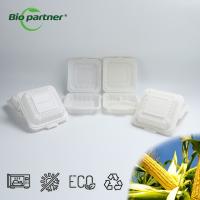 China Disposable MFPP Corn Starch Takeaway Food Box 20000pcs Fried Chicken Packaging for sale
