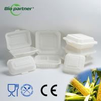 China Take Away Food Packaging PP Corn Starch Plastic Container for Disposable Box for sale