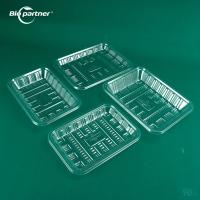 China Disposable PET Fruit Tray for Blister Packaging Custom Size Rectangle Square for sale