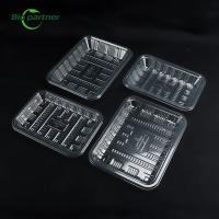 China Disposable PET Fruit Tray for Blister Packaging Custom Size Rectangle Square for sale
