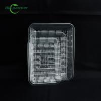 China Disposable PET Fruit Tray for Blister Packaging Custom Size Rectangle Square for sale