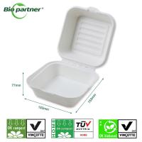 China Custom Size Accepted Biodegradable Takeaway Pulp Sugarcane Food Container for Takeout for sale