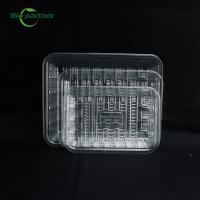 China Disposable Rectangle Packaging Plastic Pet Meat Tray for Fresh Food and Supermarket for sale