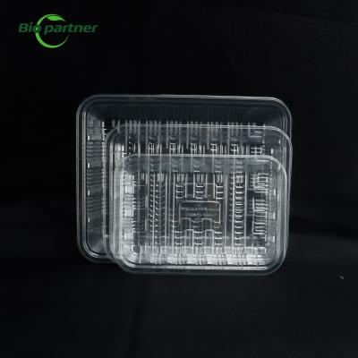 China Disposable Rectangle Packaging Plastic Pet Meat Tray for Fresh Food and Supermarket for sale