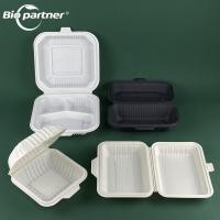 China 5 Compartment Black Bento Takeaway Microwave Safe Disposable Plastic Lunch Box for Food for sale