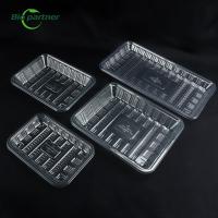 China Disposable PET Meat Tray Container for Supermarket Food Packaging Custom Size for sale