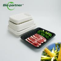 China Customized Shape Biodegradable PP Frozen Dough Packaging Tray for Seafood Meat Beef for sale