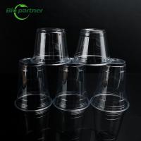 China Home Restaurant Bar Hotel Wedding Clear Plastic Drinking Cups with Lids 9oz 16oz for sale