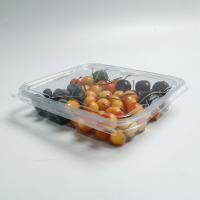 China Disposable PET Clamshell Clear Take Out Containers with Tamper Evident Proof Closure for sale