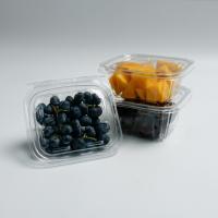 China Disposable PET Clamshell Clear Take Out Containers with Tamper Evident Proof Closure for sale