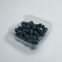 China Embossing PET Tamper Proof Plastic Hinged Container for Pre-cut Fruits and Vegetables for sale