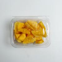 China Clear PET 24oz Hinged Food Container for Pre-cut Fruit Vegetable Punnet Packaging for sale