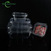 China Clear PET 24oz Hinged Food Container for Pre-cut Fruit Vegetable Punnet Packaging for sale