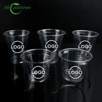 China Custom Logo Printed 14oz PLA Disposable Dessert Cocktail Cups for Party Iced Coffee for sale