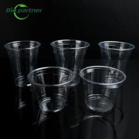 China 16oz Custom Printed Plastic Coffee Cup for Disposable Fruit Salad and Plastic Cups for sale