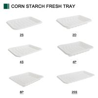 China PP Plastic Biopartner Supermarket Chicken Blister Disposable Tray for Fresh Beef Meat 200g for sale