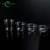 China Custom Printed PLA Clear PET Cup with Lids 10oz 32oz Disposable Coffee Festival Drink Cup for sale