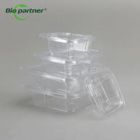 China Convenient Tamper evident PET Clear Food Container for Takeout and Fruit Disposable for sale