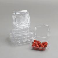 China Clear PET Plastic Clamshell Blister Box for Cut Fruit and Vegetable Packaging 600-1200pcs for sale